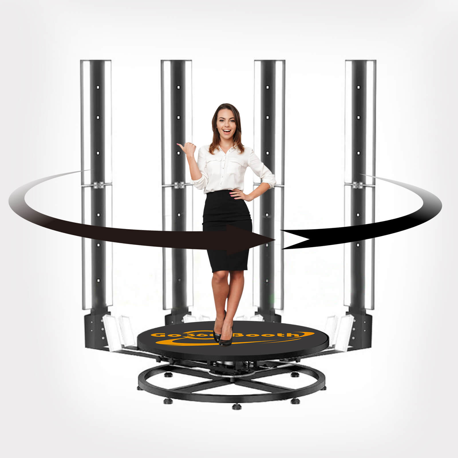 Rotating Full Body 3D Scanner Machine-G1 – GO360BOOTH