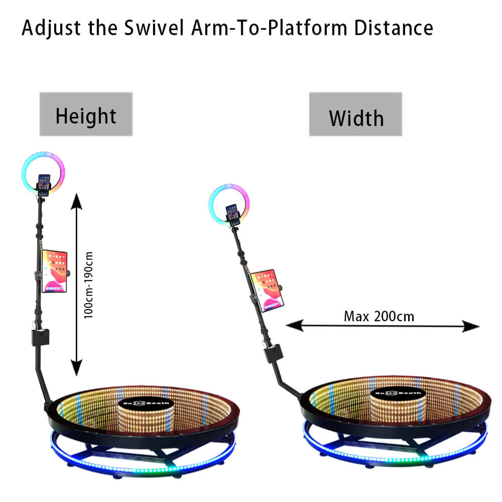 GO360BOOTH Glass 360 Photo Booths
