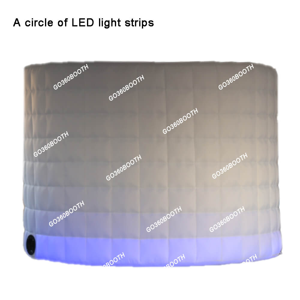 GO360BOOTH Led 360 Inflatable Photo Booth Wall Backdrop