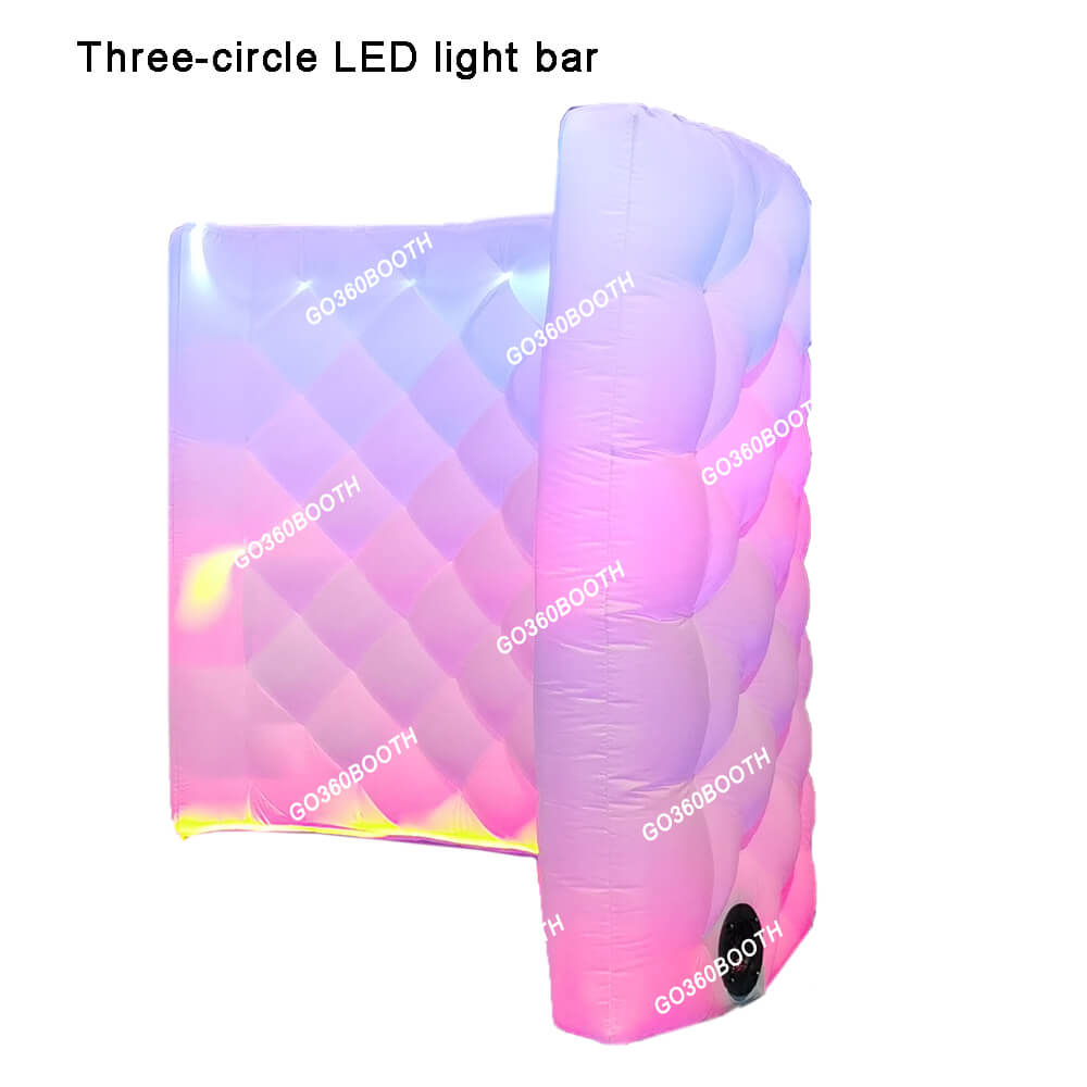 GO360BOOTH Led 360 Inflatable Photo Booth Wall Backdrop