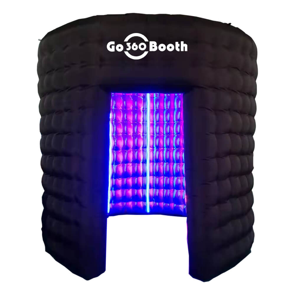 Go360BOOTH Round Led Inflatable 360 Photo Booth Enclosure For Sale – GO360BOOTH